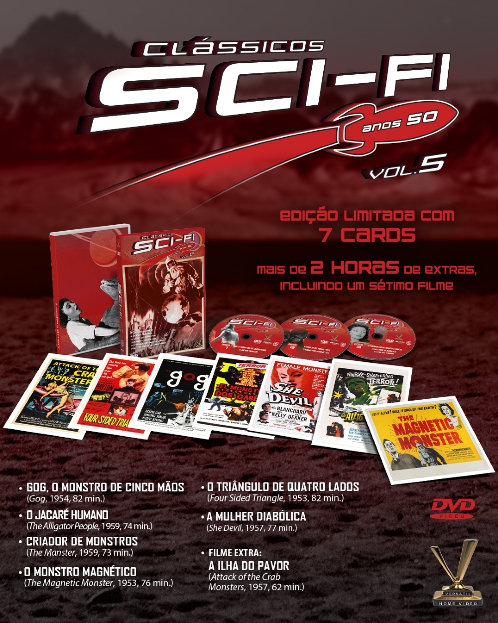 DVD - Clássicos Sci-Fi: Anos 50 Vol. 5